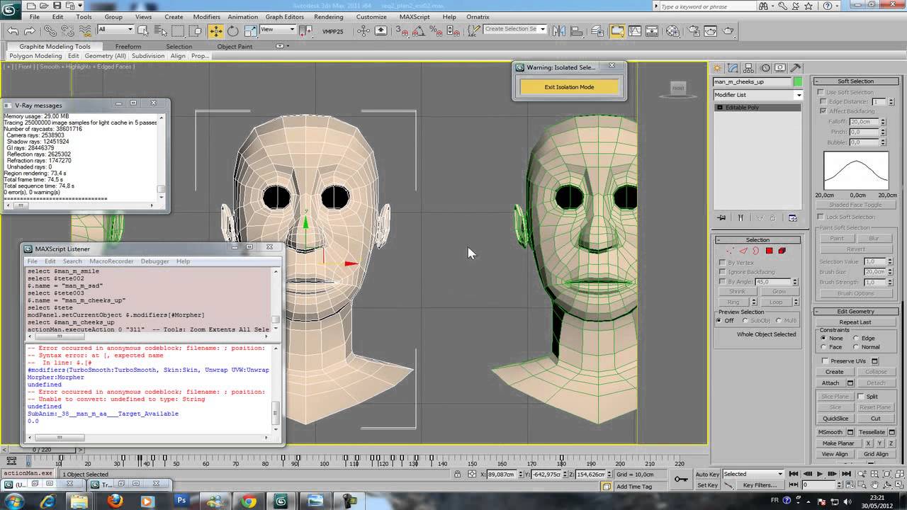 3D Studio max: 3dsmaxscript programming a Lips-sync utility script - YouTube