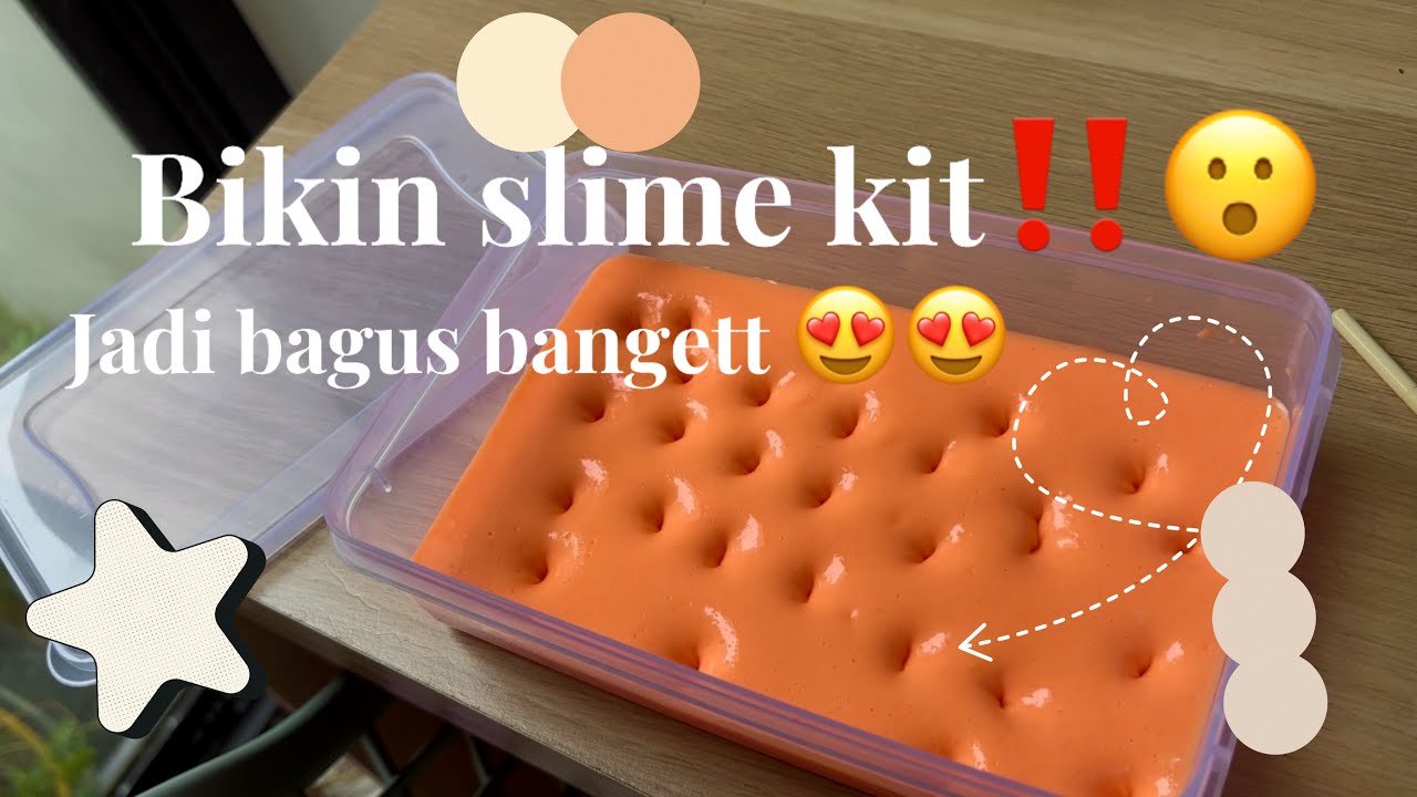 Bikin slime kit dari mr. Diy😍😍| hasil nya jadi bagus banget😆😆🌷🎀 |# ...