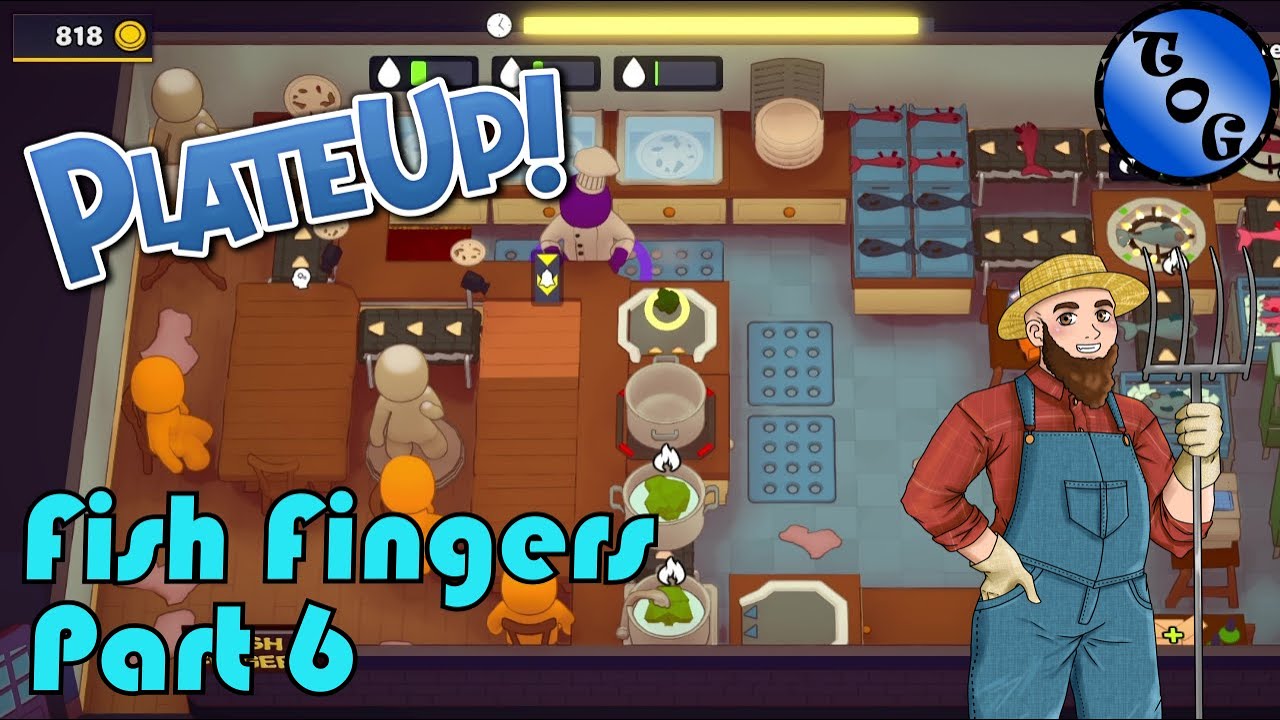 PlateUp! I Fish Fingers! I Part 6 I Solo Play - YouTube
