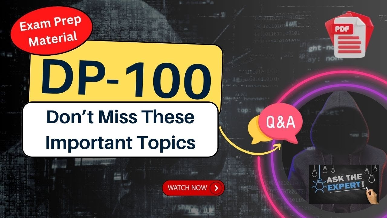 DP-100 Important Topics For Exam | Designing and Implementing a Data ...