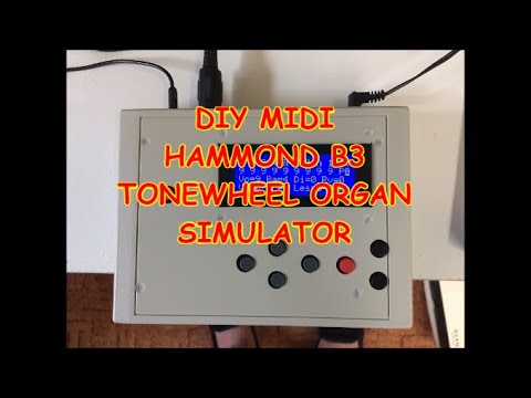 How To Build A Hammond B3 Tonewheel Organ Simulator - PART 2 - YouTube