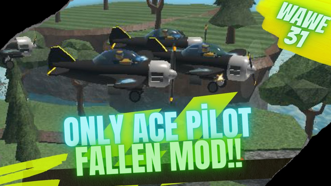 🏹Only Ace Pilot (FALLEN MOD)🗡 ︎//Roblox Tower Defense Simulator-TDS ...