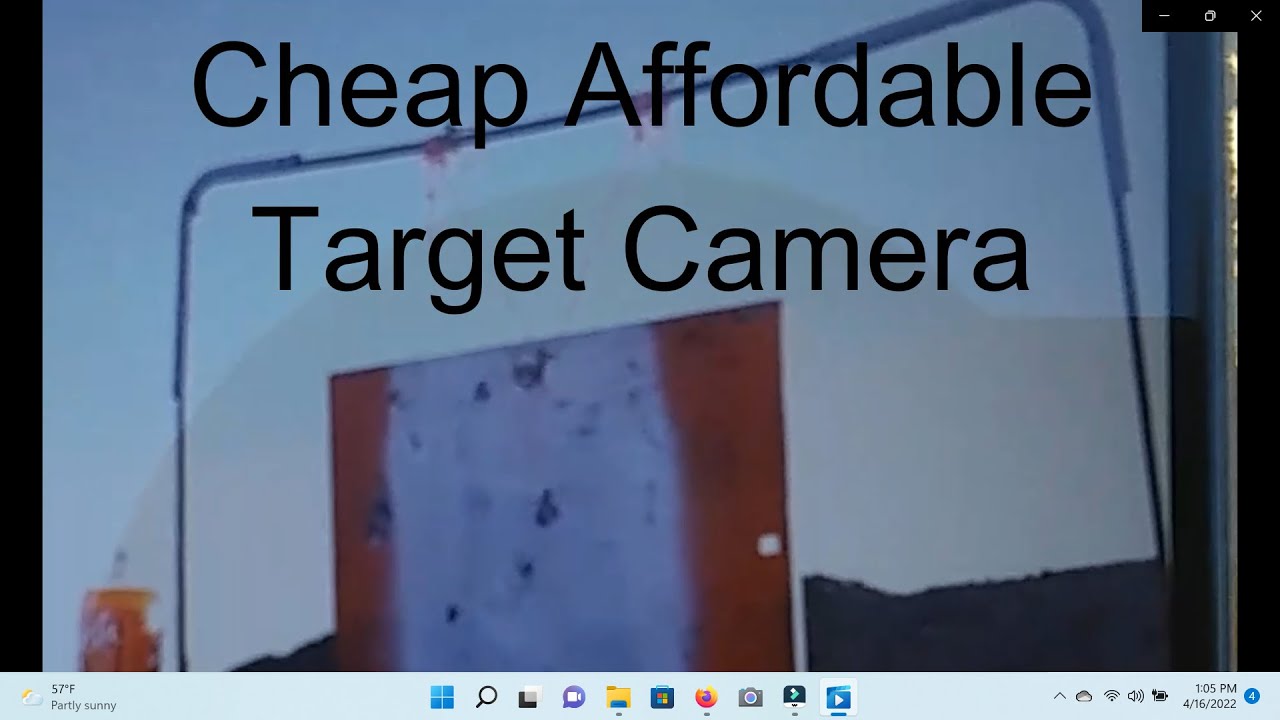 Unlimited Long Distance Affordable Target Camera - YouTube