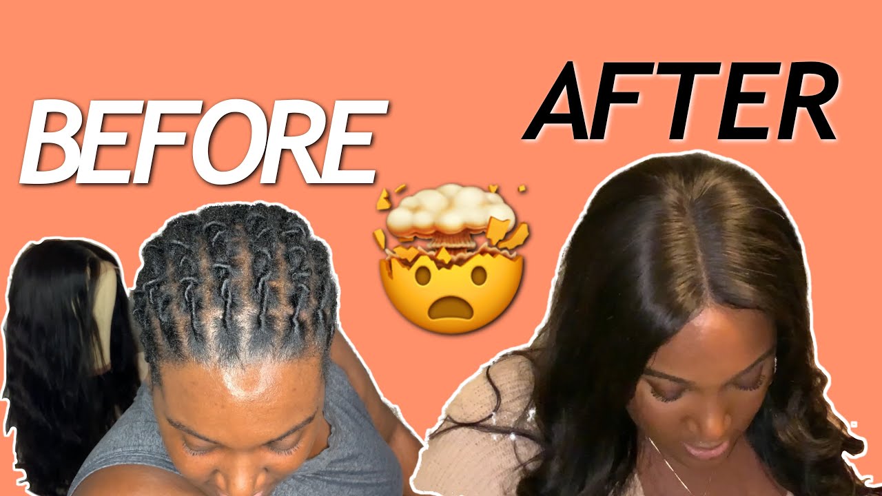 HOW TO INSTALL A WIG OVER LOCS | BARREL TWIST & SEW METHOD - YouTube