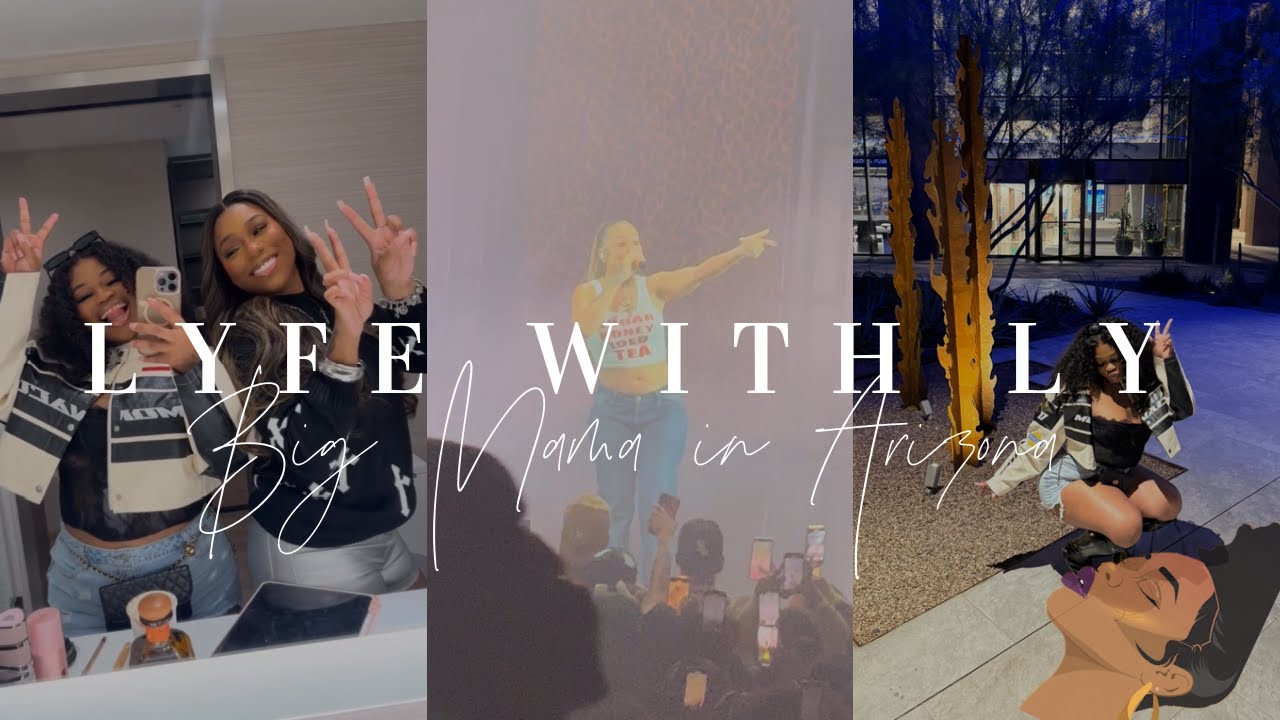 LESS THAN 24HRS IN PHOENIX, ARIZONA| BIG LATTO CONCERT |CHARMINGCHELLE ...