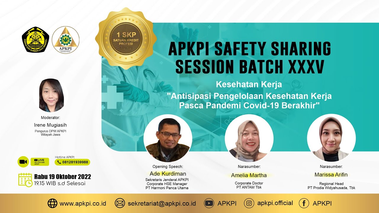APKPI SAFETY SHARING SESSION BATCH 35 - YouTube