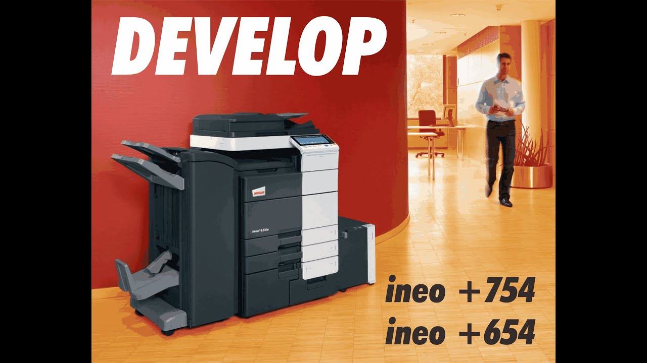 Develop ineo +654/+754 Product Detail - YouTube