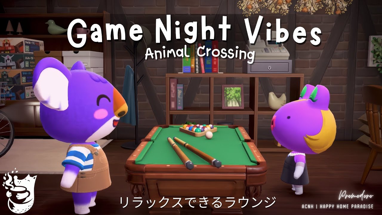 Game Night Vibes: Fun Animal Crossing Pool Table & Cozy Lounge for ...