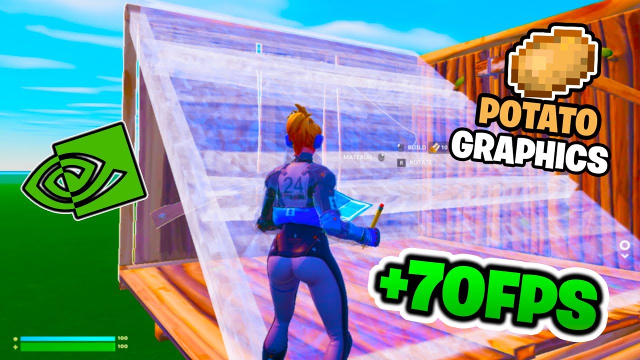 How to Get Potato Graphics in Fortnite Season 4! (Max FPS) - YouTube