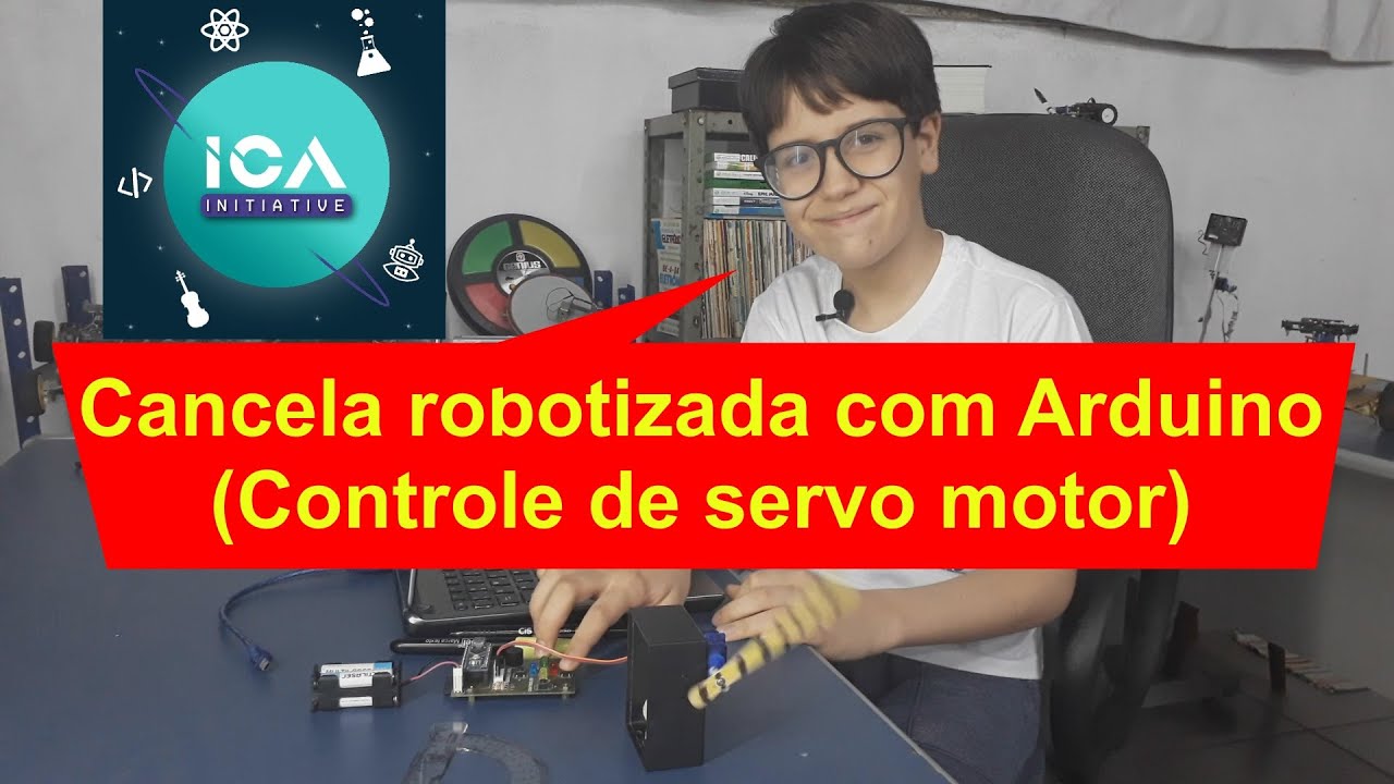 Fazendo uma Cancela robotizada com ARDUINO - ICA - YouTube