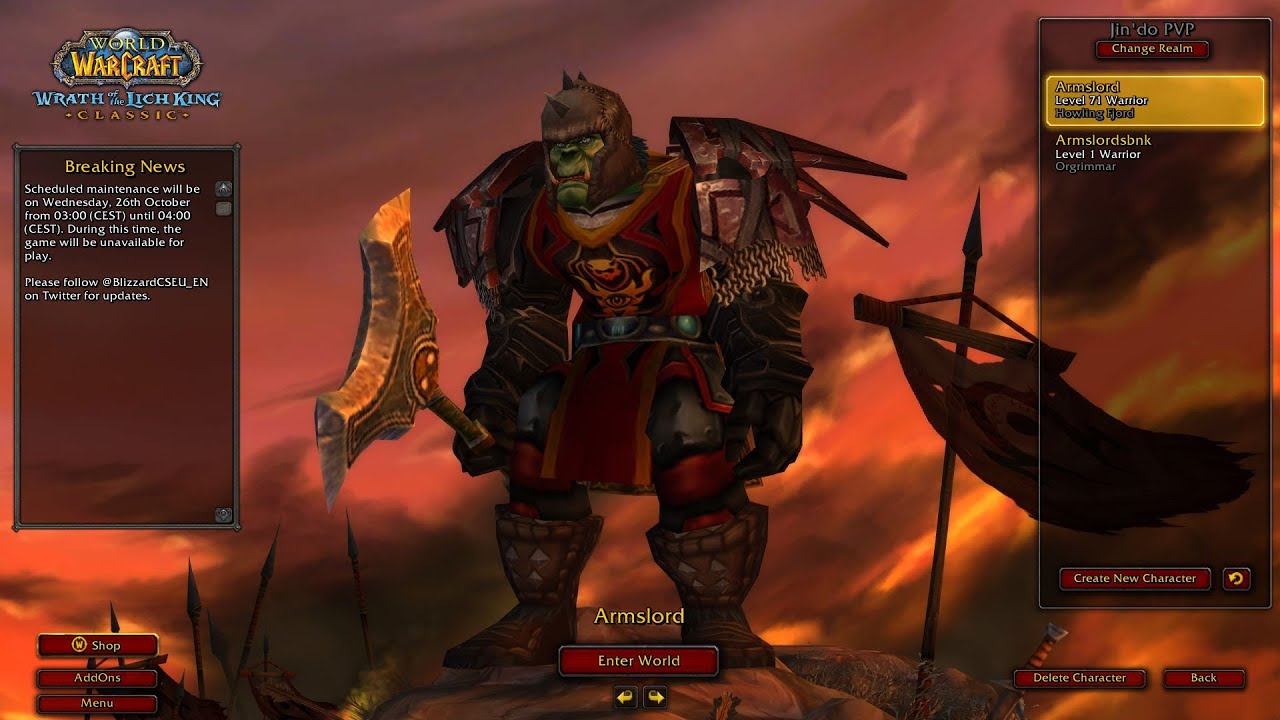 WoW: WotLK Warrior Leveling Journey 70 to 71 - YouTube