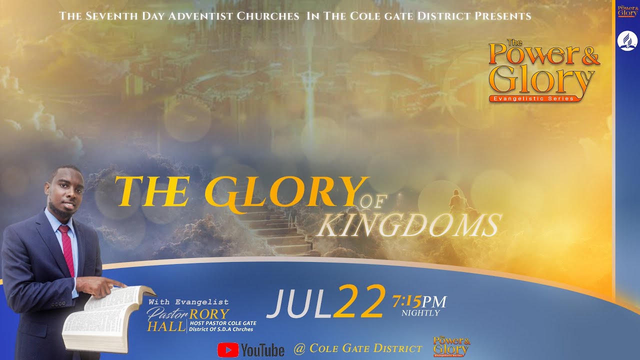 The Glory of Kingdoms|| Power and Glory Series|| July 22, 2024|| Pastor ...