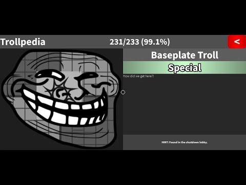 How to find Baseplate Troll - Find The Trollfaces!