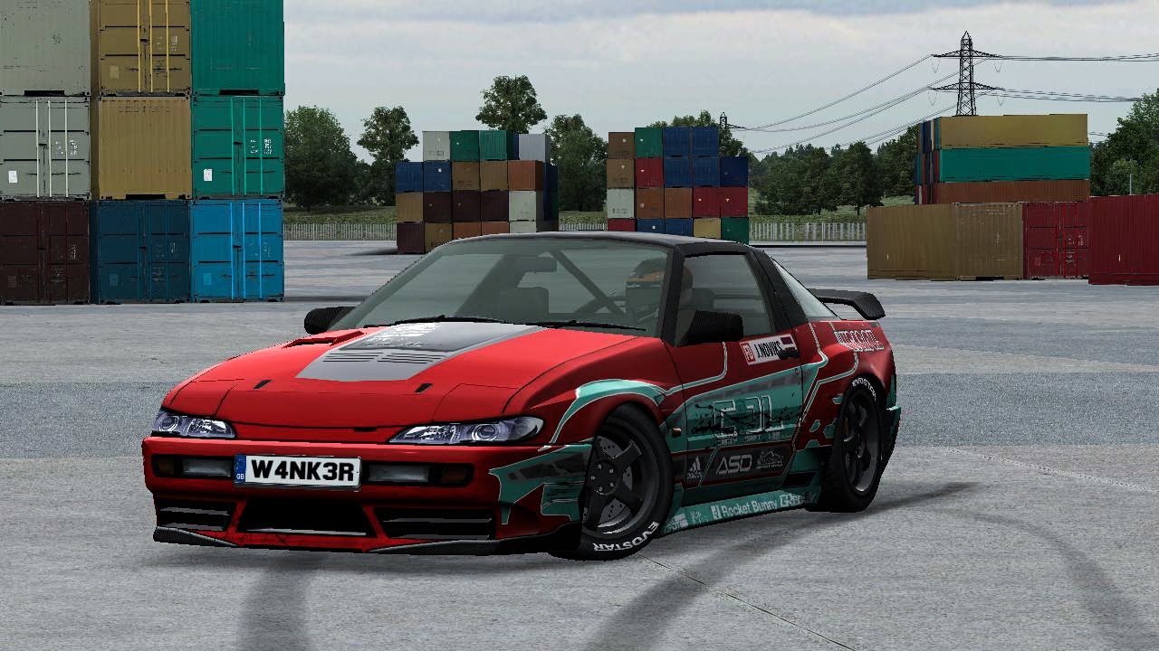 LFS - 6 Drifting sections in the new Blackwood map - YouTube