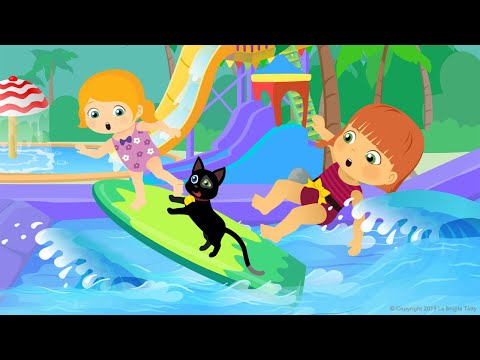 Vízi park és varázsiskola 🔮 Kellemes hétvégét a kis varázslókkal! Tatty és Misifu