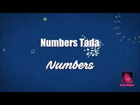 Intro for Numbers Tada - YouTube