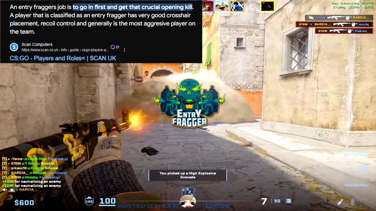 entry fragger is the best role - YouTube