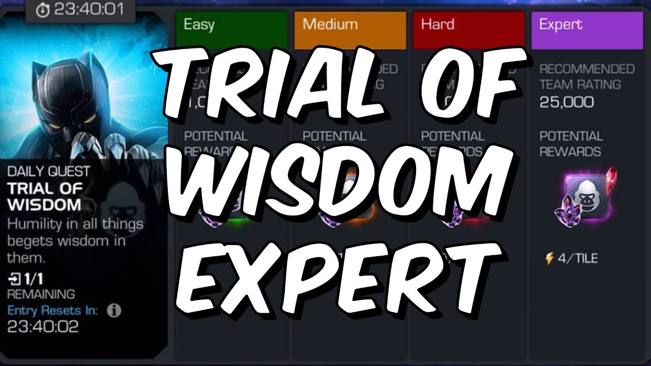 Trial Of Wisdom - Trials Of The King Day #5 Walkthrough - Marvel ...