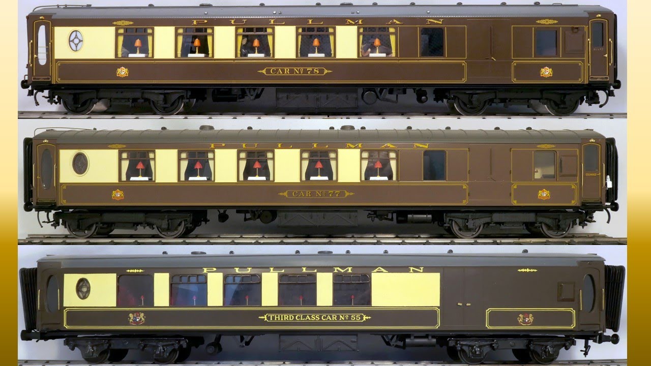 Comparison of 0 Gauge Pullman cars by Darstaed for Ellis Clark, Golden Age Models and Westdale ...