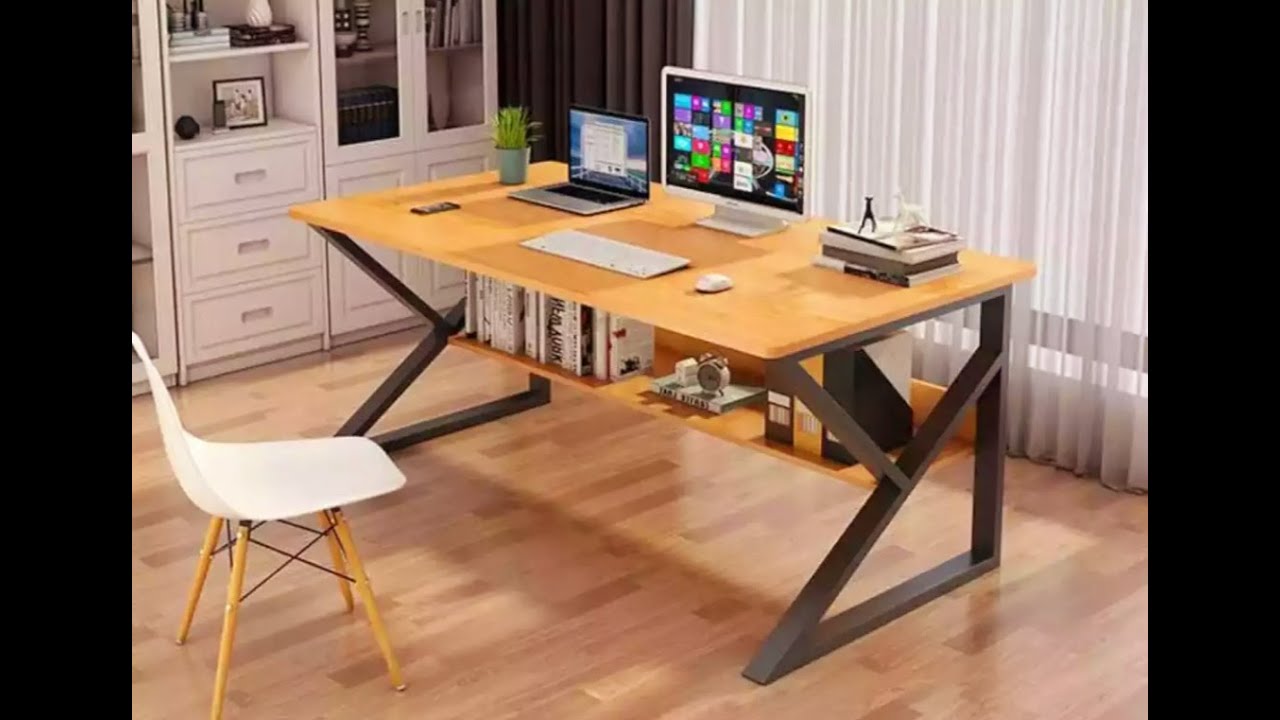 Making of K Shape Computer Table Part 1 - YouTube