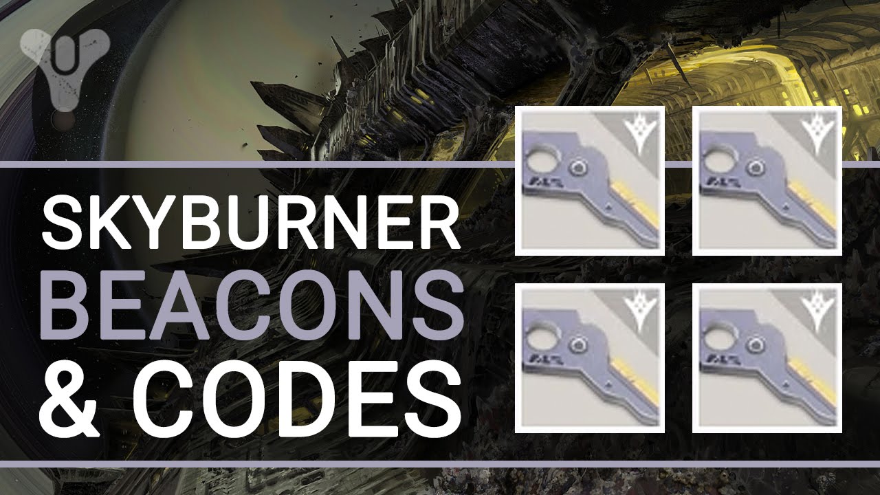Destiny: Skyburner Command Beacons & Codes Guide - YouTube