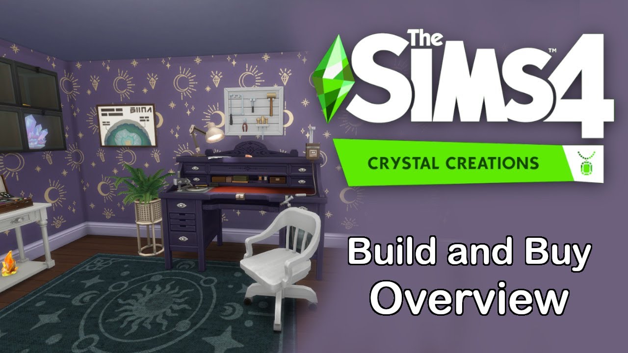 The Sims 4 Crystal Creations Early Access Build Buy Overview - YouTube