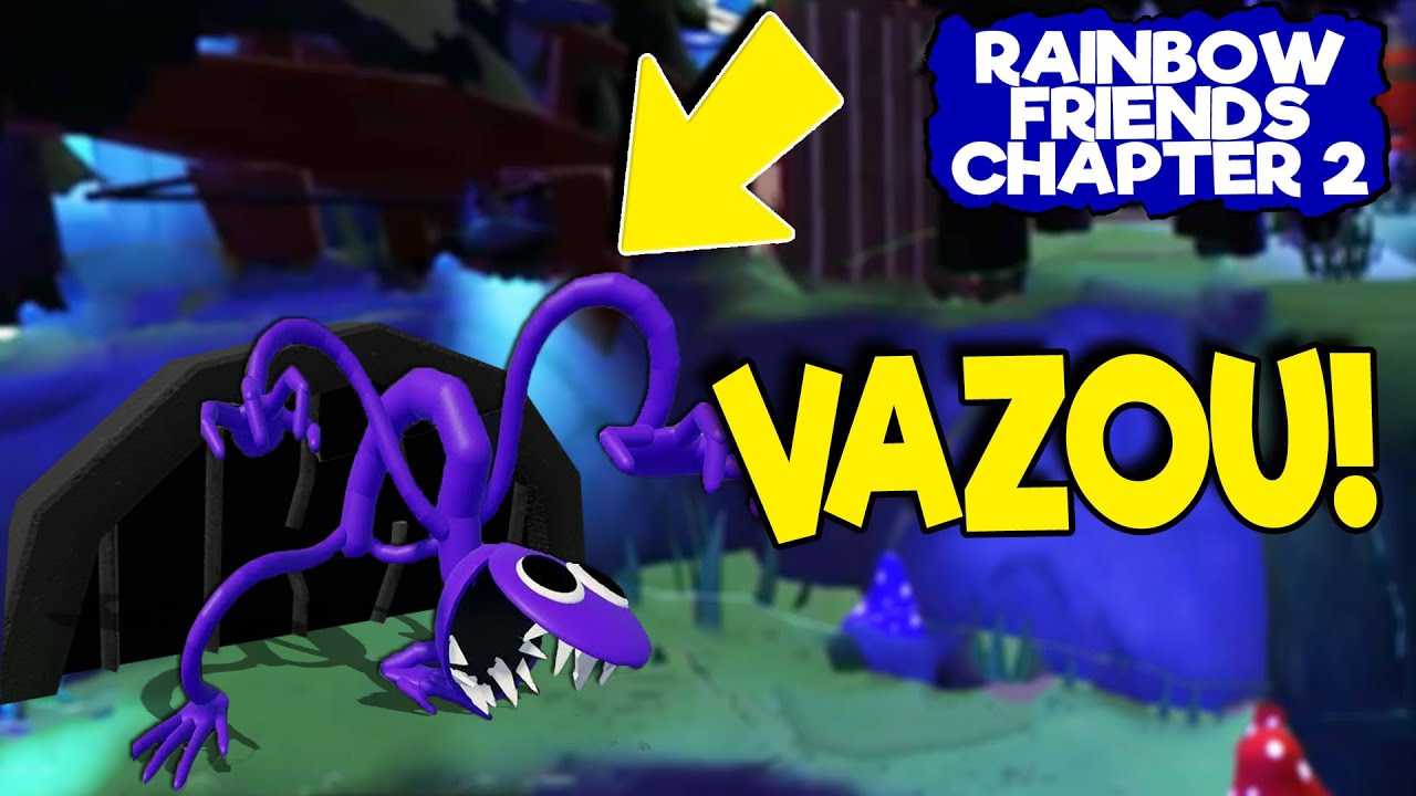 RAINBOW FRIENDS CHAPTER 2: VAZOU PURPLE SAIU ? - ROBLOX RAINBOW FRIENDS ...