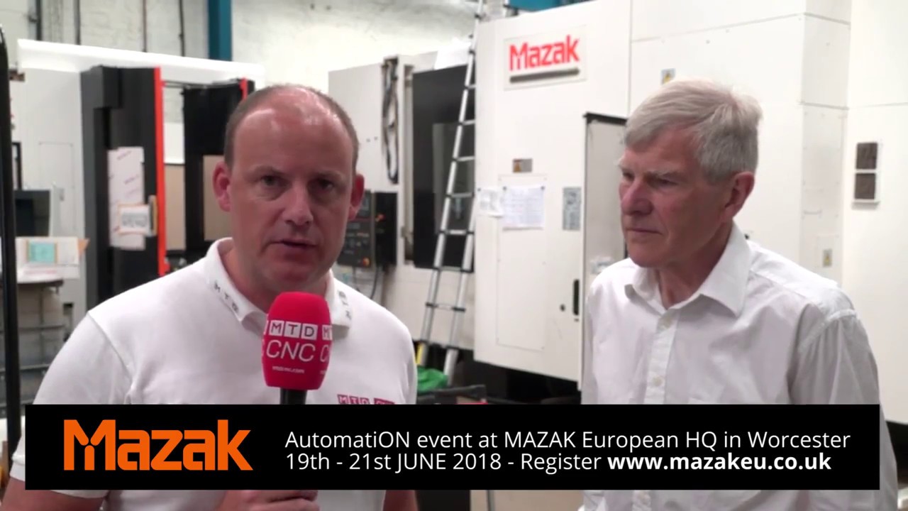 John Hyde featuring at MAZAK's AutomatiON event - YouTube