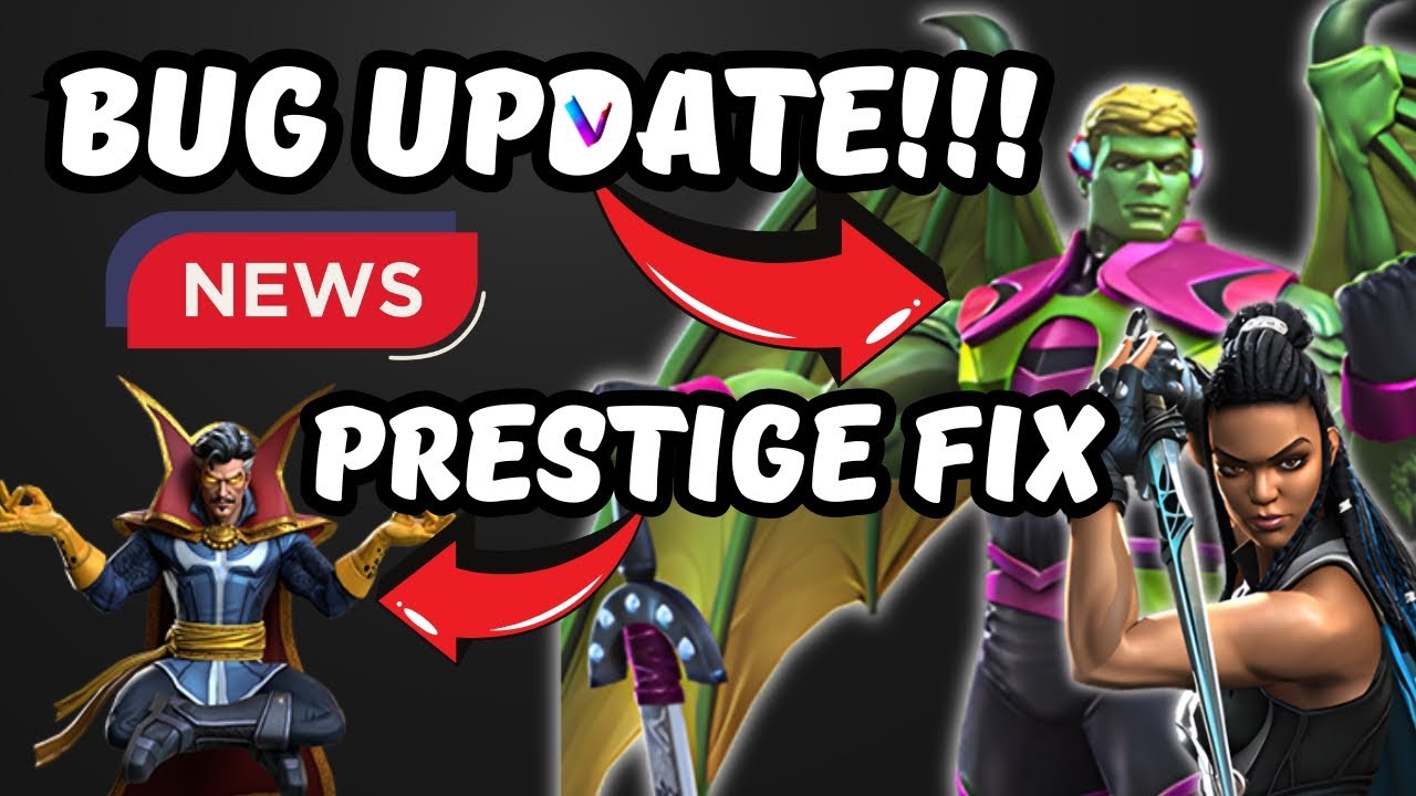 Hulkling & Valk Bug & Fix Confirmed By Kabam & Doctor Strange Prestige ...
