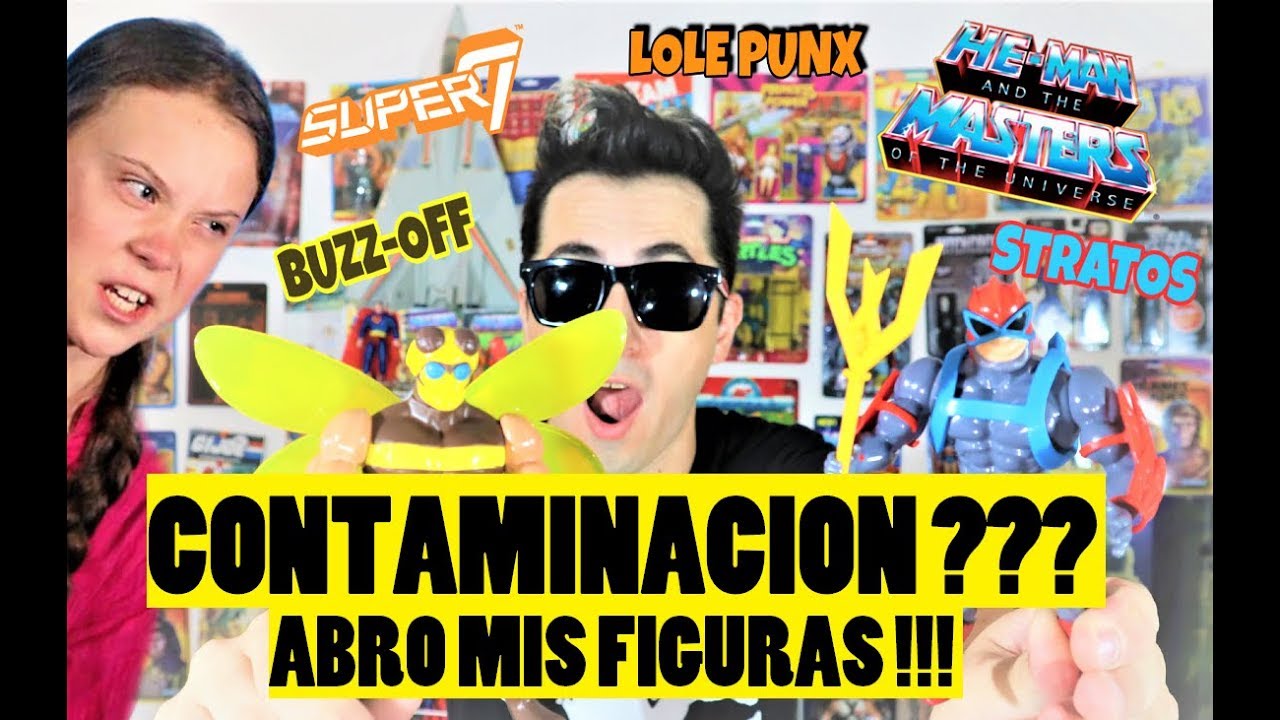 ABRO Buzz-off y Stratos Super 7 FILMATION ¿CONTAMINACION? 2x1 FIGURAS ...