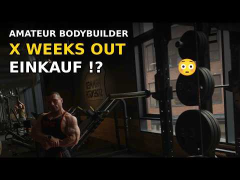 Das kauft ein Amateur Bodybuilder X Weeks out ein !? 😳