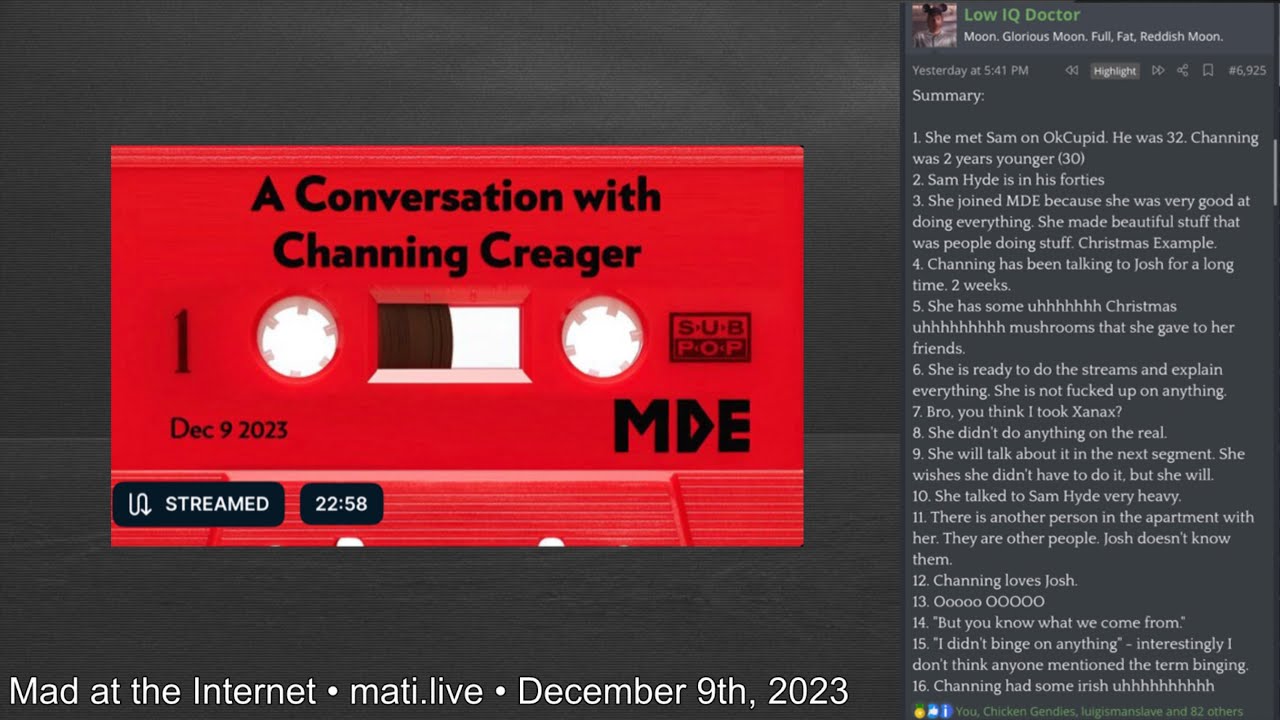 MATI Struggle Sessions: A Conversation with Channing Creager ...