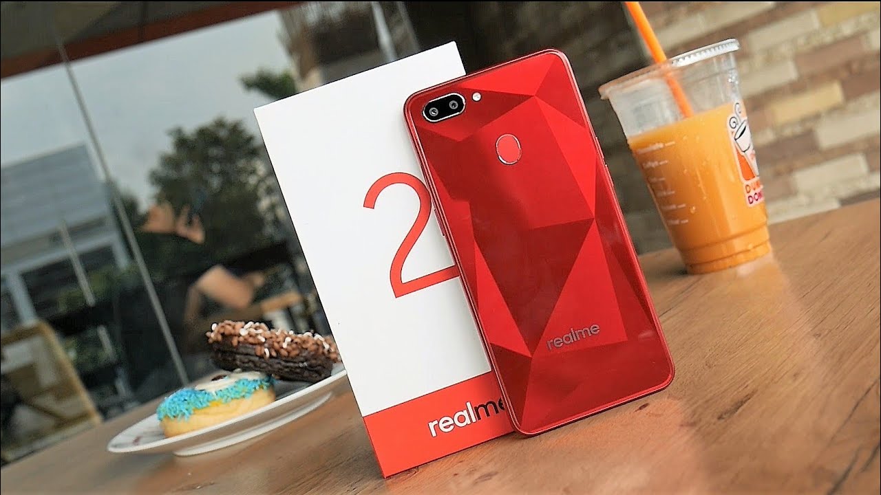 Realme 2 Diamond Red Resmi Indonesia : Hands-On - YouTube