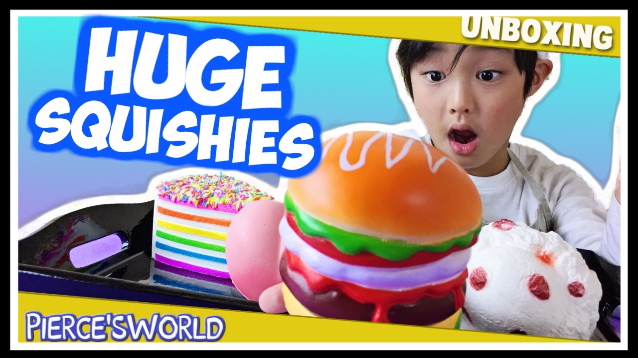 Huge SLOW RISING Squishies - Bang Good Squishy - Squeeze Toys - YouTube