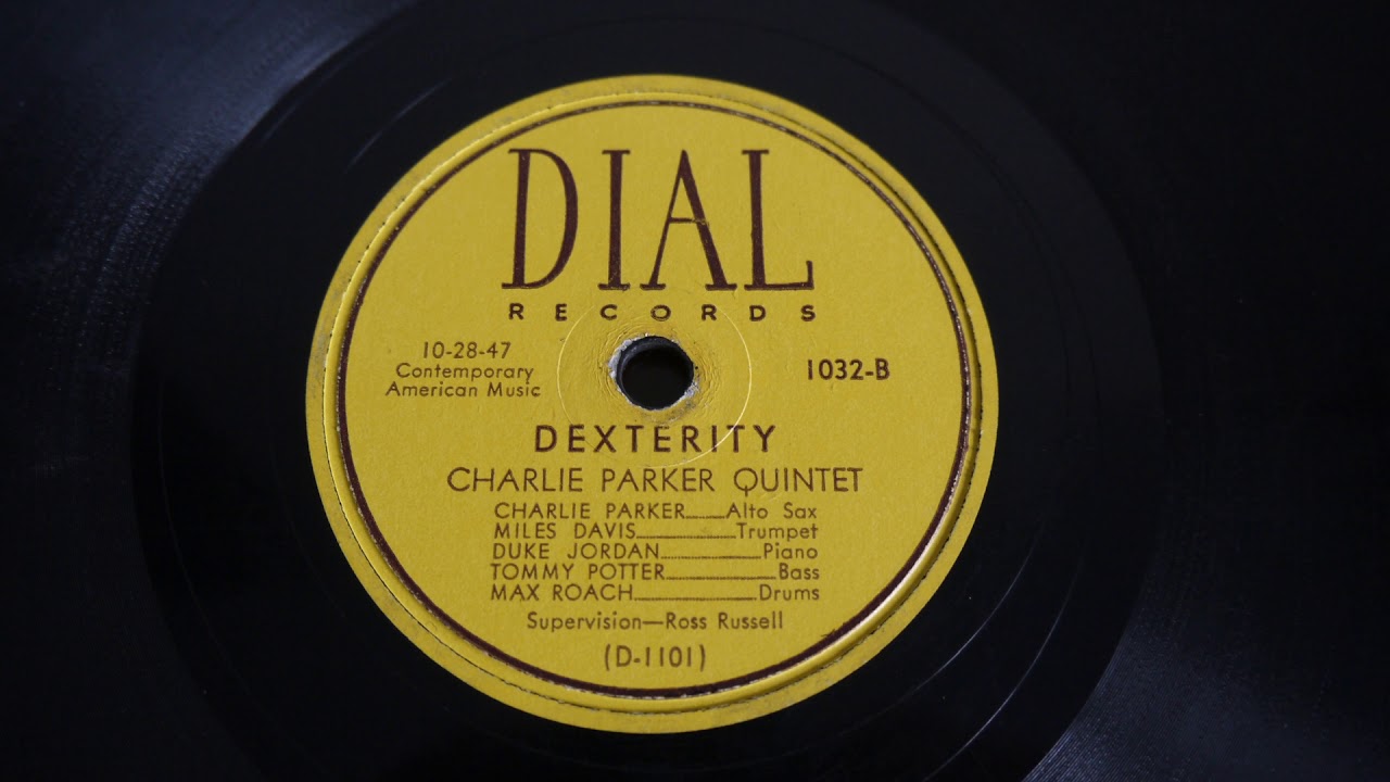 78RPM Charlie Parker ‎– Bird Of Paradise, Dexterity 1949 Dial Record ...