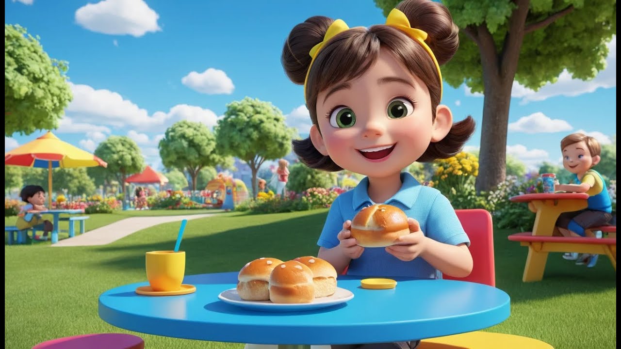 Hot Cross Buns Rhyme Song | Popular Nursery Rhyme | Educational Kids ...