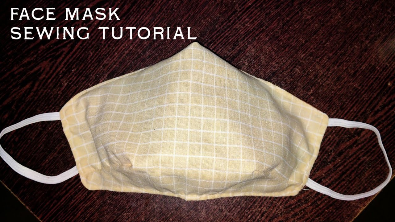 Fabric face mask sewing tutorial | Sew a face mask using cloth | - YouTube