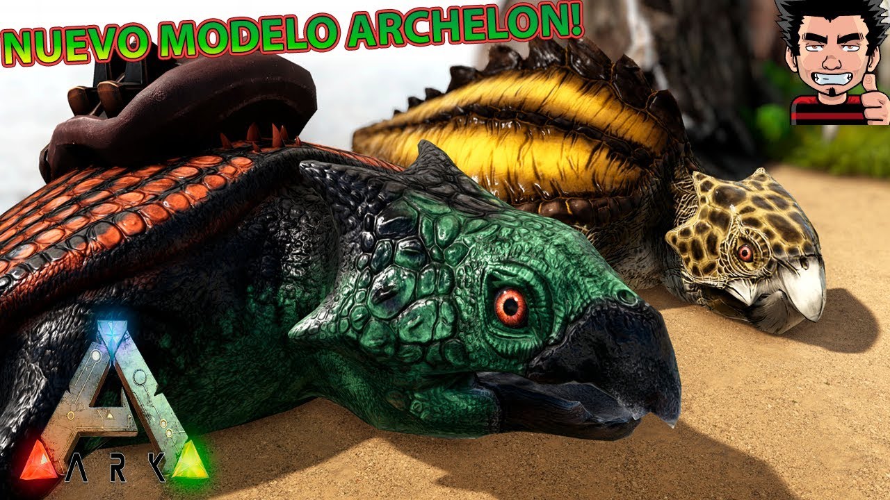ARK SURVIVAL EVOLVED ARCHELON NUEVO MODELO A PRUEBA MOD TORTUGA GIGANTE ...