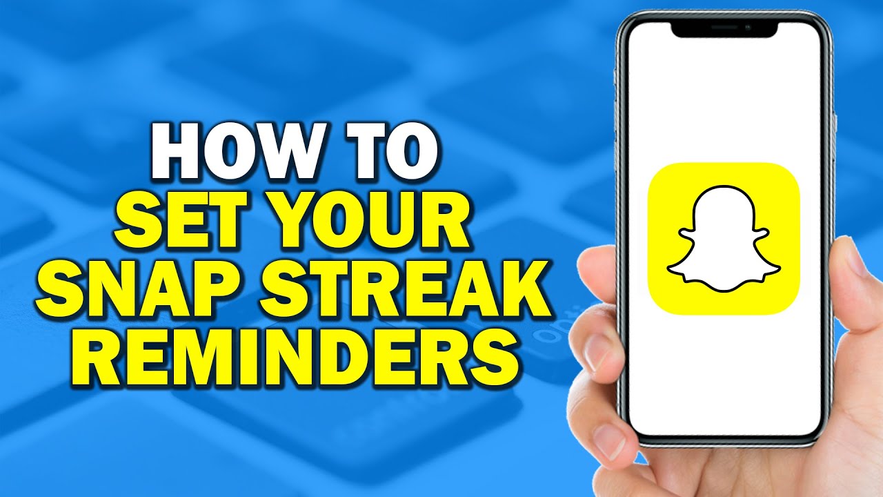 How To Set Your Snap Streak Reminders (Quick Tutorial) - YouTube