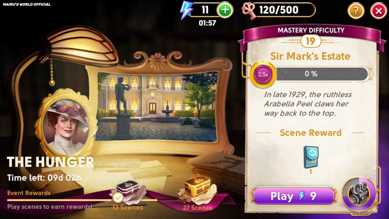 June's Journey Secrets 9 Variant 2 Scene 19 Sir Mark's Estate Word Mode 4K - YouTube