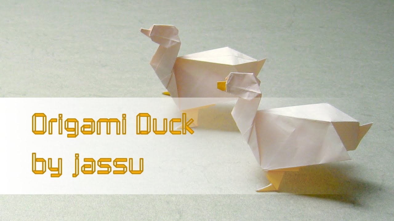 Easter Origami Tutorial: Duck (jassu / Kyu-seok Oh) - YouTube