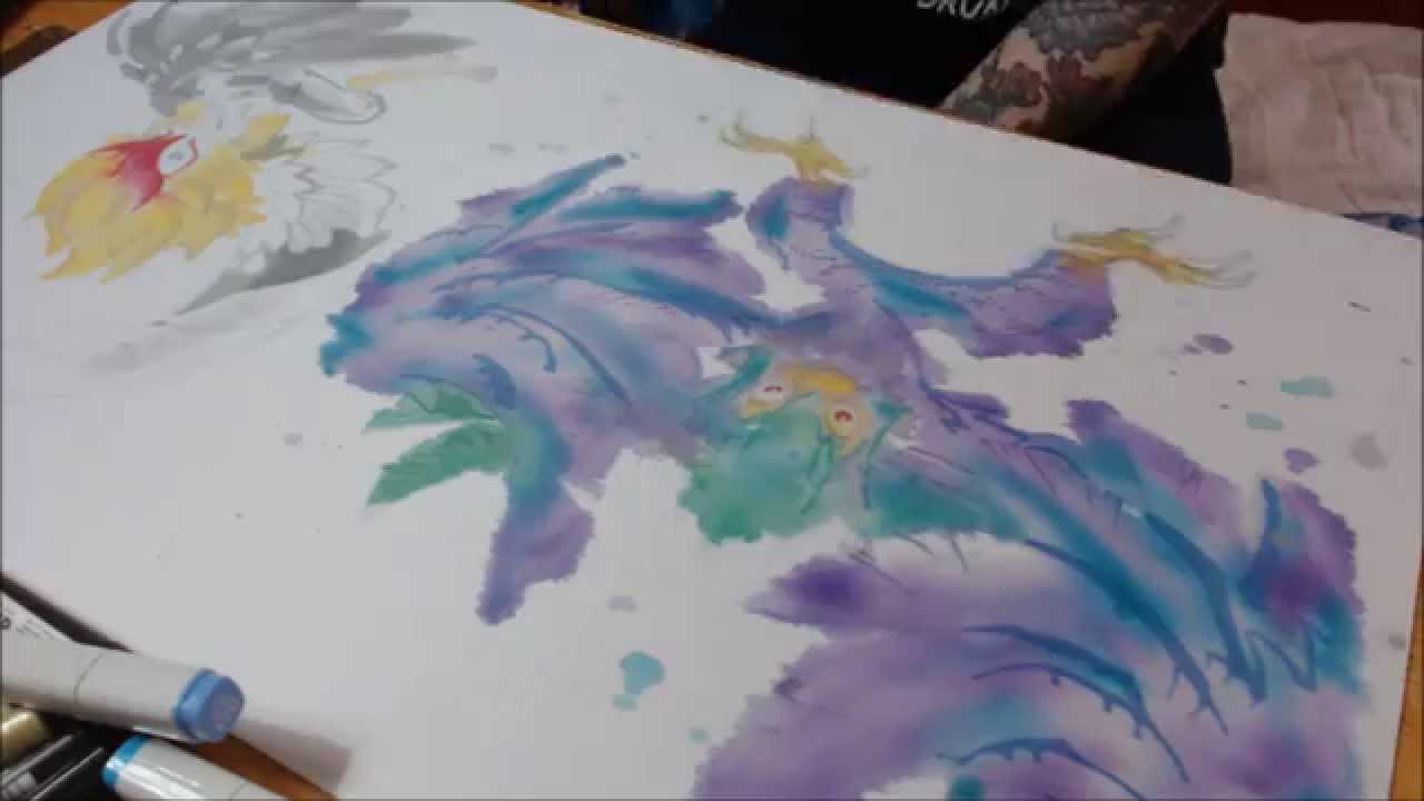 Blackwing Yugioh Mat Original Art!! - YouTube