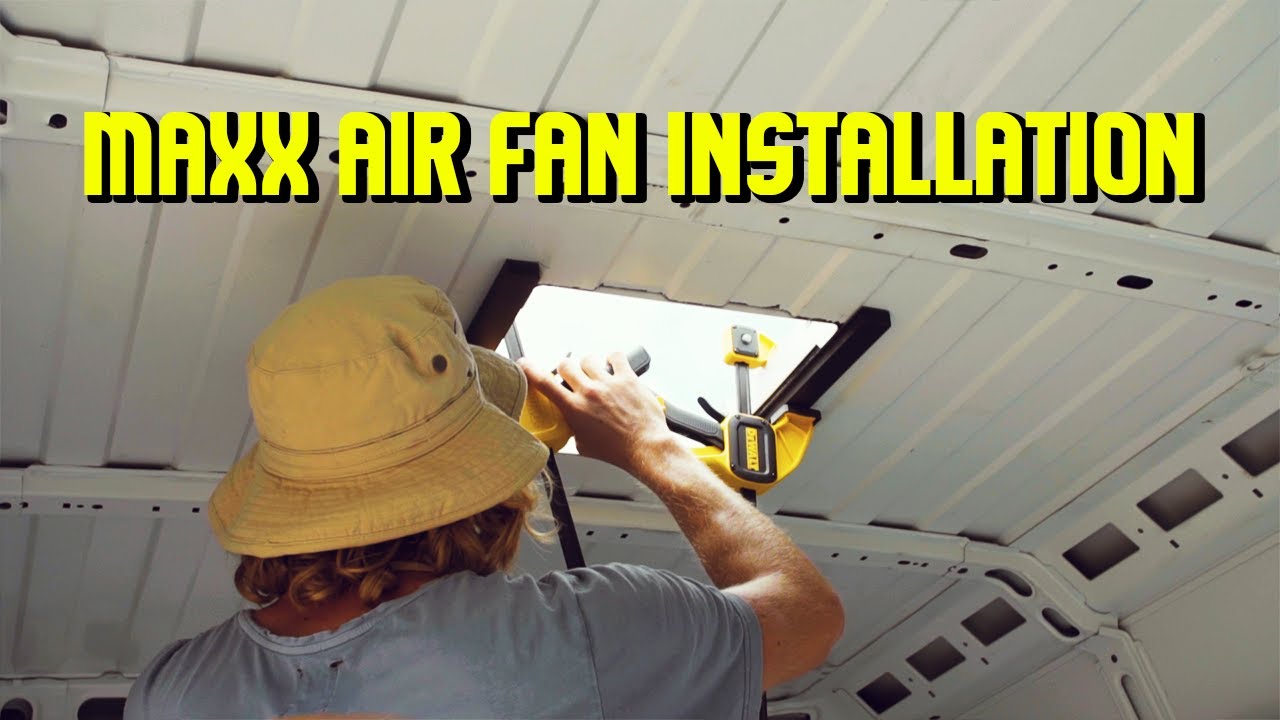 Maxx Air Fan Installation / Ram Promaster - YouTube