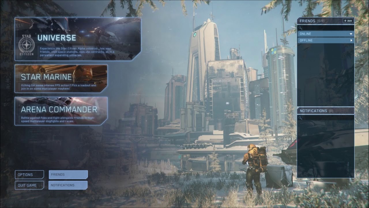 Star Citizen Soundtrack - Game Menu (Pedro Macedo Camacho) - YouTube