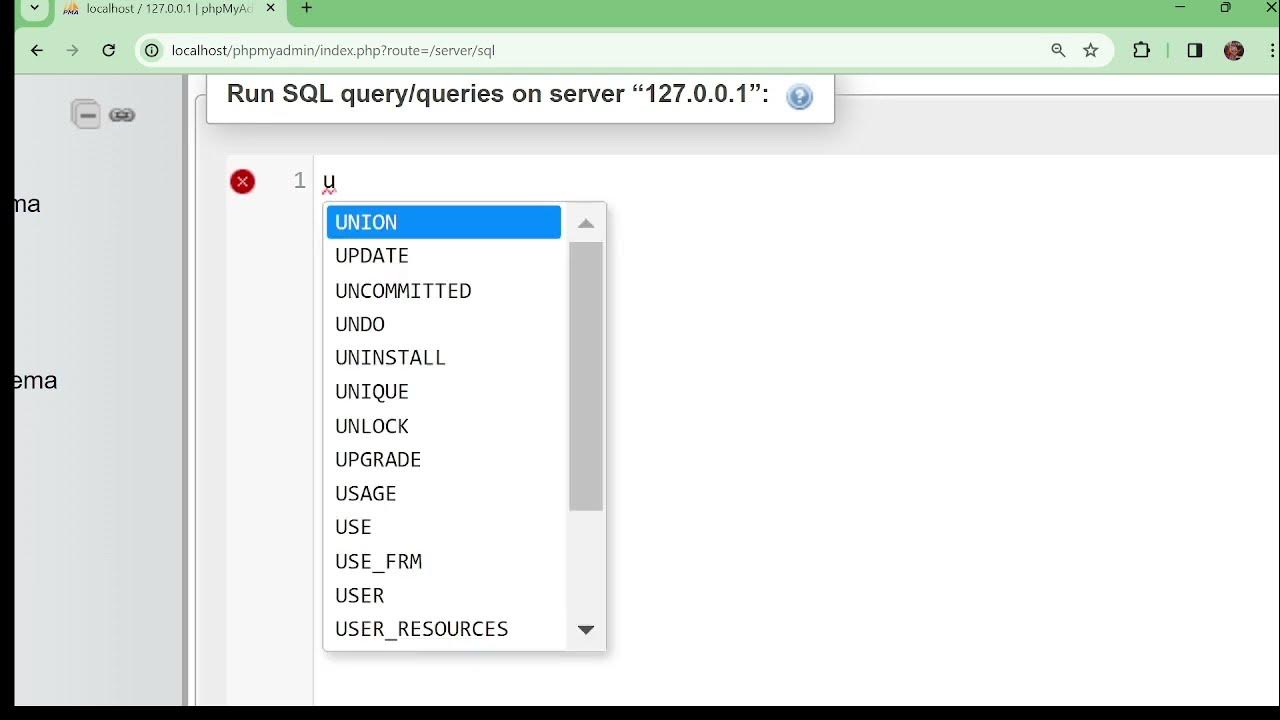 Starting XAmpp Server for running SQL Queries - YouTube