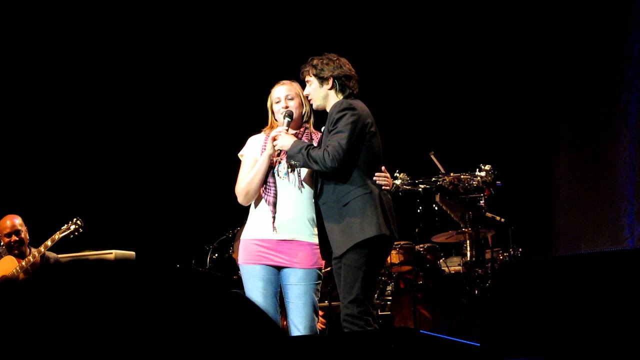 The Prayer duet with a fan - Josh Groban Stockholm 9/23/2011 - YouTube