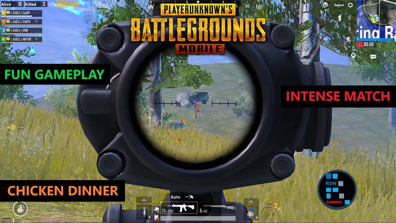 PUBG MOBILE | SUPER INTENSE MATCH WITH AMAZING END ZONE FIGHT - YouTube
