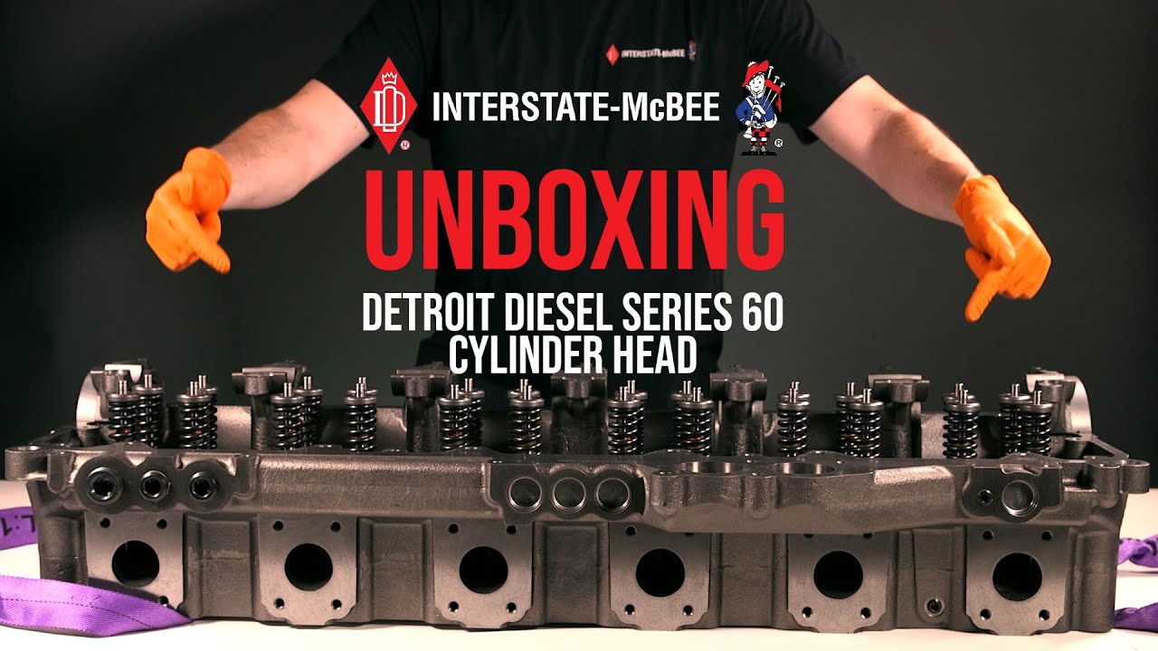 Detroit Diesel Series 60 Cylinder Head. What's in the Box! - YouTube