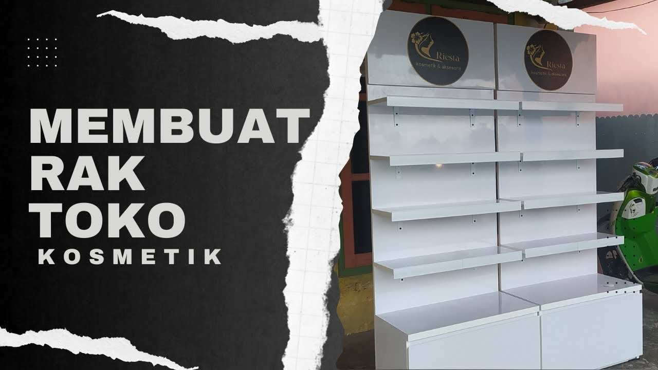 membuat rak display aksesoris #rakdisplay - YouTube