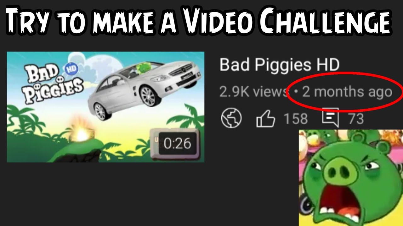 Try To Make A Video Challenge - YouTube